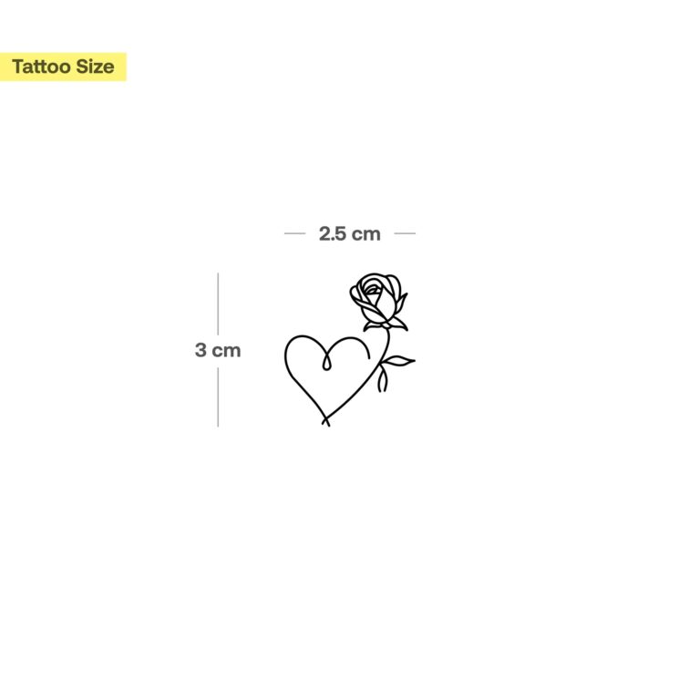 Herz- Und Rosen-Tattoos: Bedeutungsvolle Motive | Floristik Haenni